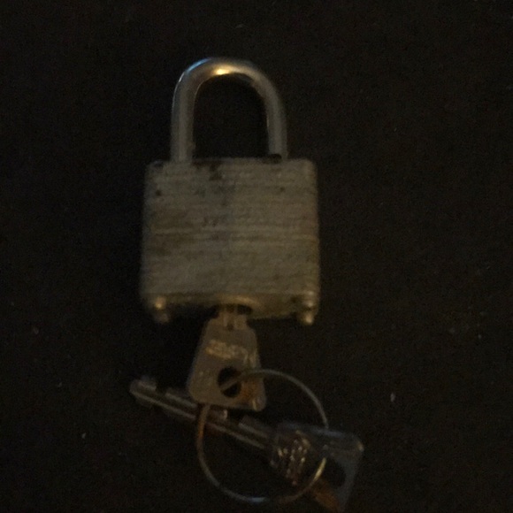Other | Vintage Silver Padlock With Keys | Poshmark